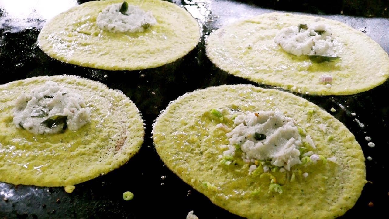 How To Make Upma Pesarattu | Hotel Style Upma Pesarattu By Food Bank ...