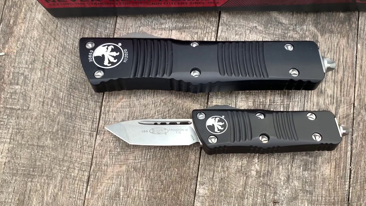 Microtech Mini Troodon 240-10 ((GearBarrel.com)) - YouTube