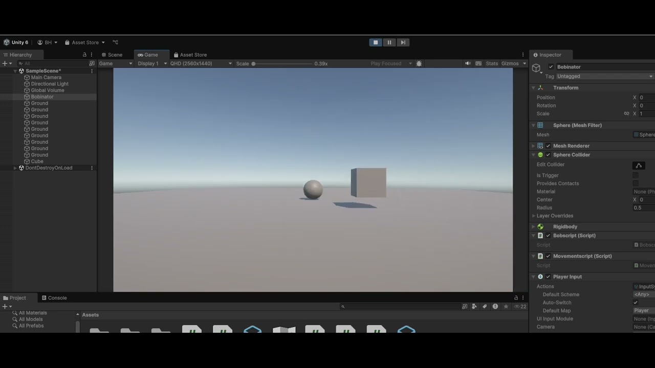 Box Jumpscare (Unity game that I'm working on) - YouTube