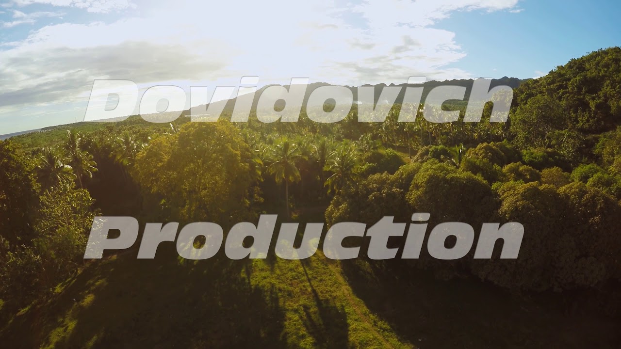 Filipino nature with palm trees. Aerial View. - YouTube