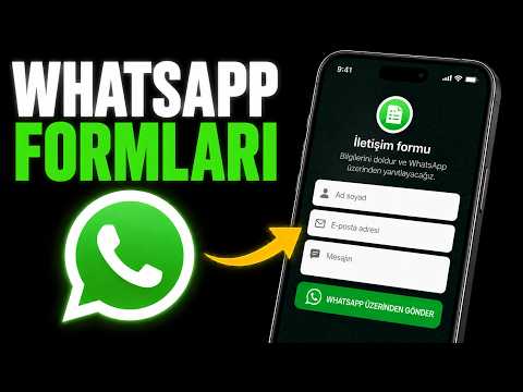 WhatsApp için Form Nasıl OLUŞTURULUR | Anket Yapıp Link ile Paylaşma