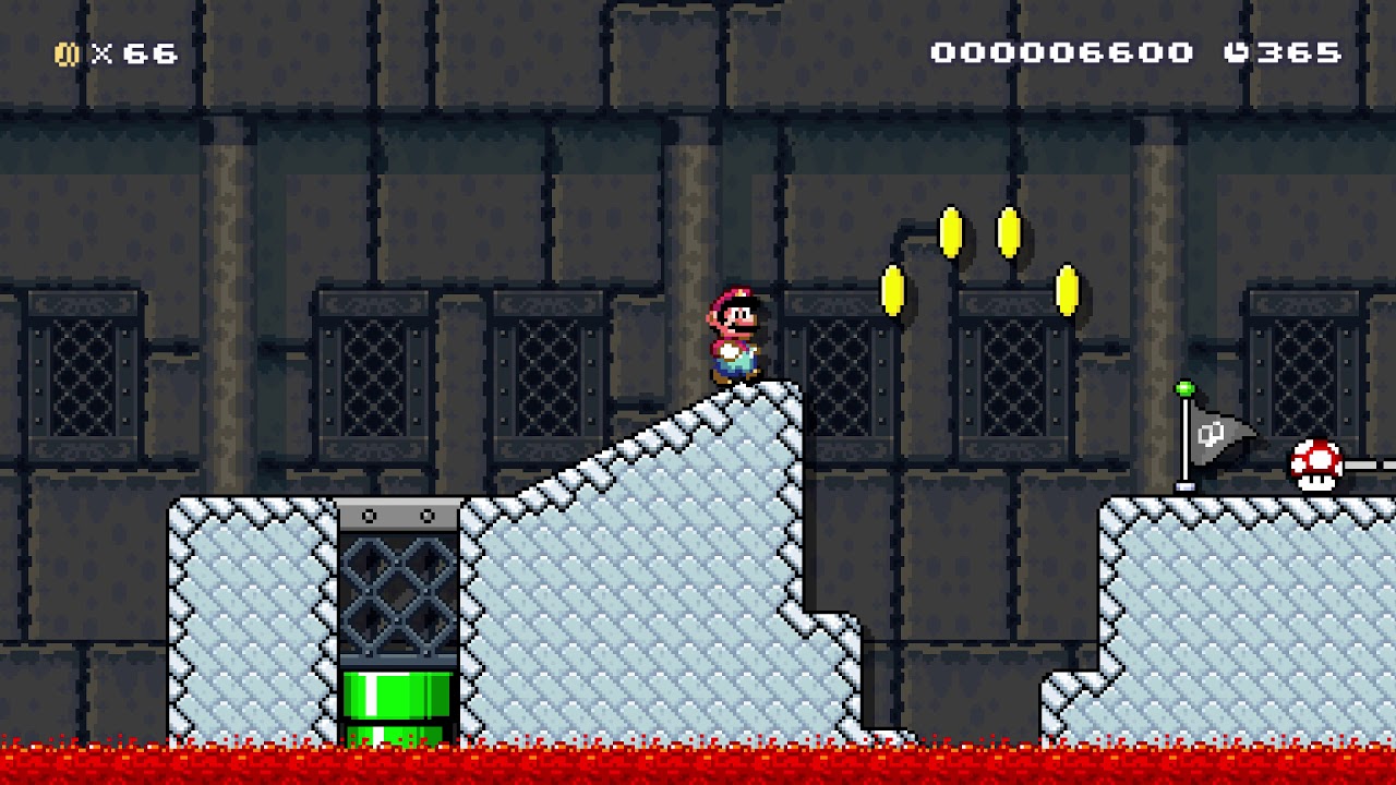 Super Mario Maker 2: Spike's Fortess - YouTube