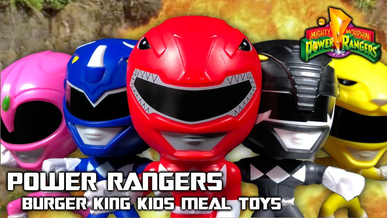 Tambeyoda Reviews: Burger King Power Rangers Kids Meal Toys - YouTube