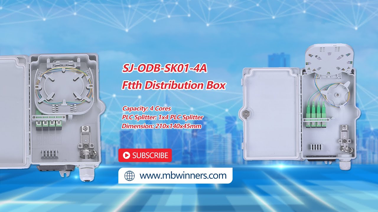 SJ-ODB-SK01-4A Ftth Distribution Box | Plastic Fiber Distribution Box ...