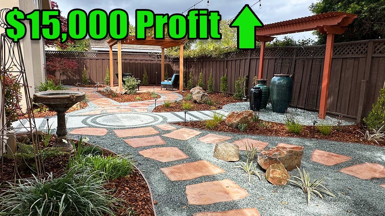 I Profited $15,000 on a $70,000 Landscaping Job!! - YouTube