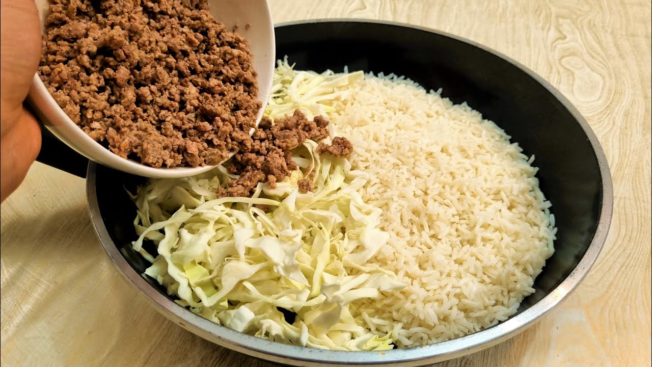 Learn How to Make cabbage rice in the Easiest Way Ever! Easy and Tasty ...