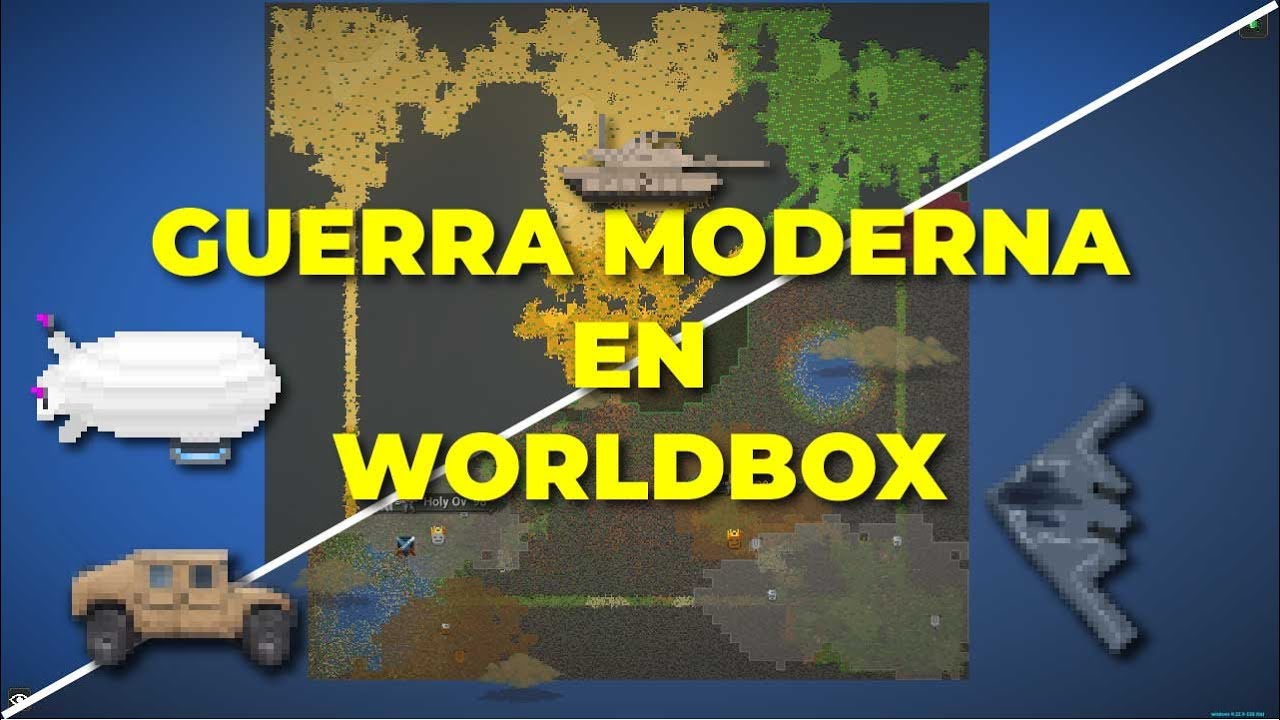 GUERRA MODERNA EN WORLDBOX (MOD) MODERNBOX - YouTube