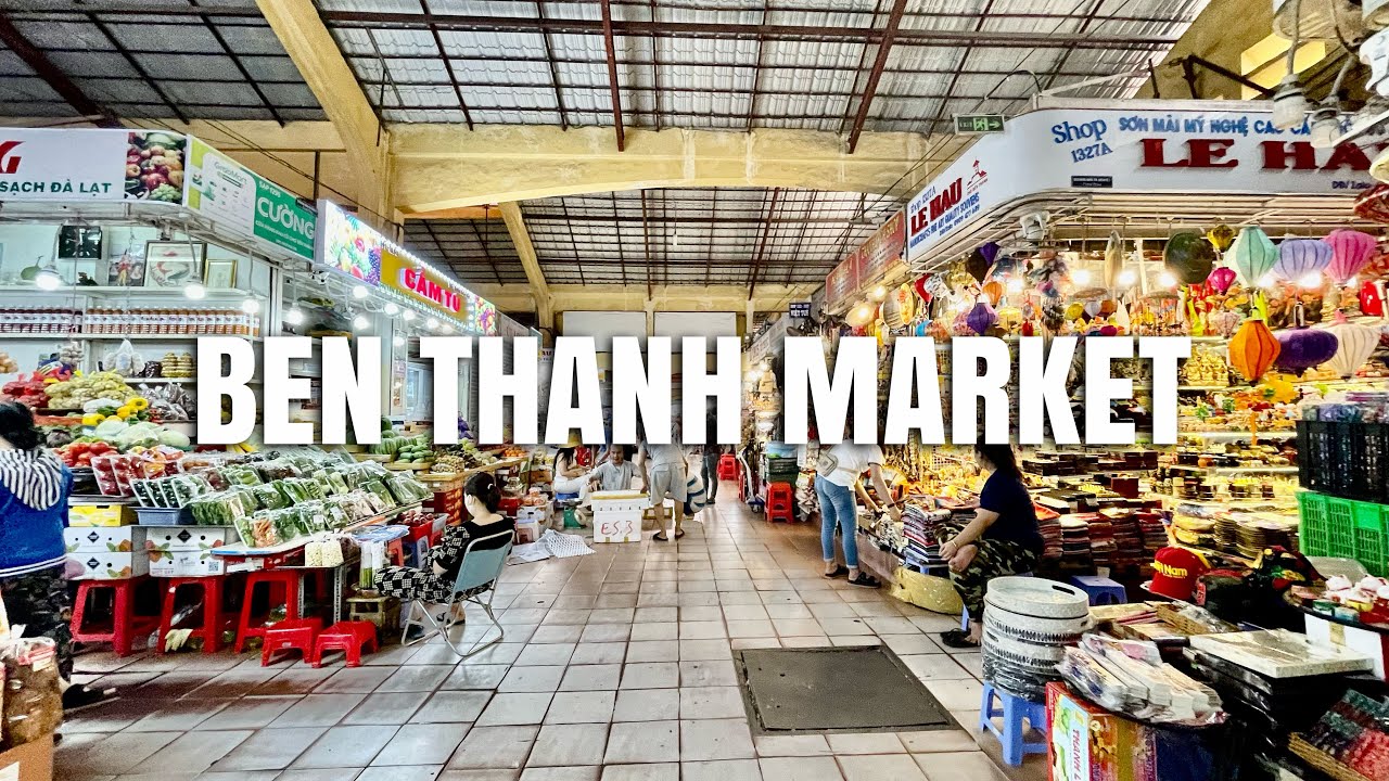 [4K] Ben Thanh Market Walking Tour | Ho Chi Minh City Vietnam - YouTube
