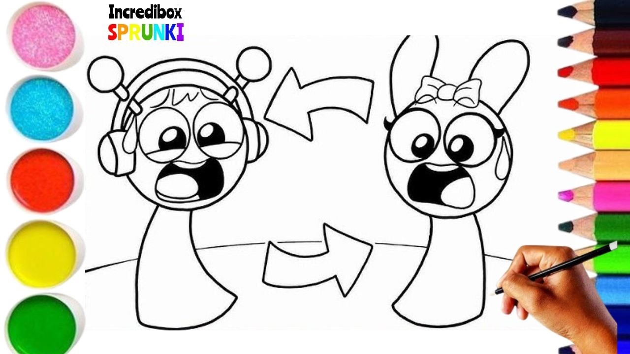 Sprunki New Coloring Pages / But SWAPPED COLORS! How to Color from ...