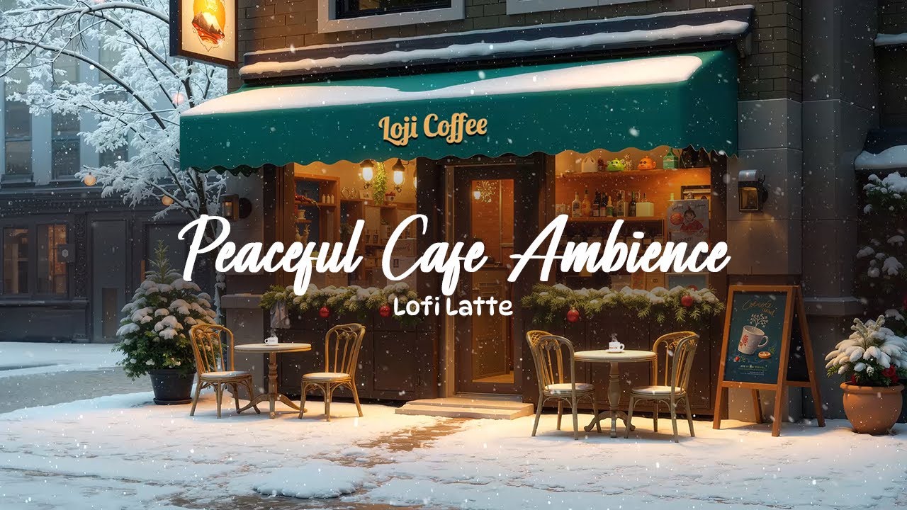 Peaceful Cafe Ambience 🎧 Lofi Beats ️ [ Beats To Relax / Study To ...