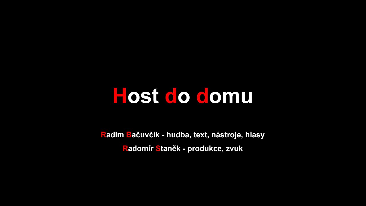Radim Bačuvčík - Host do domu (2022) - YouTube