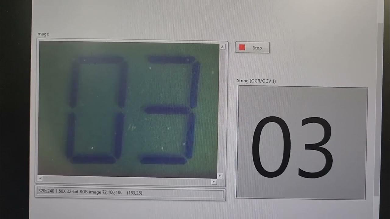 OCR Display 7 Segment Labview - YouTube