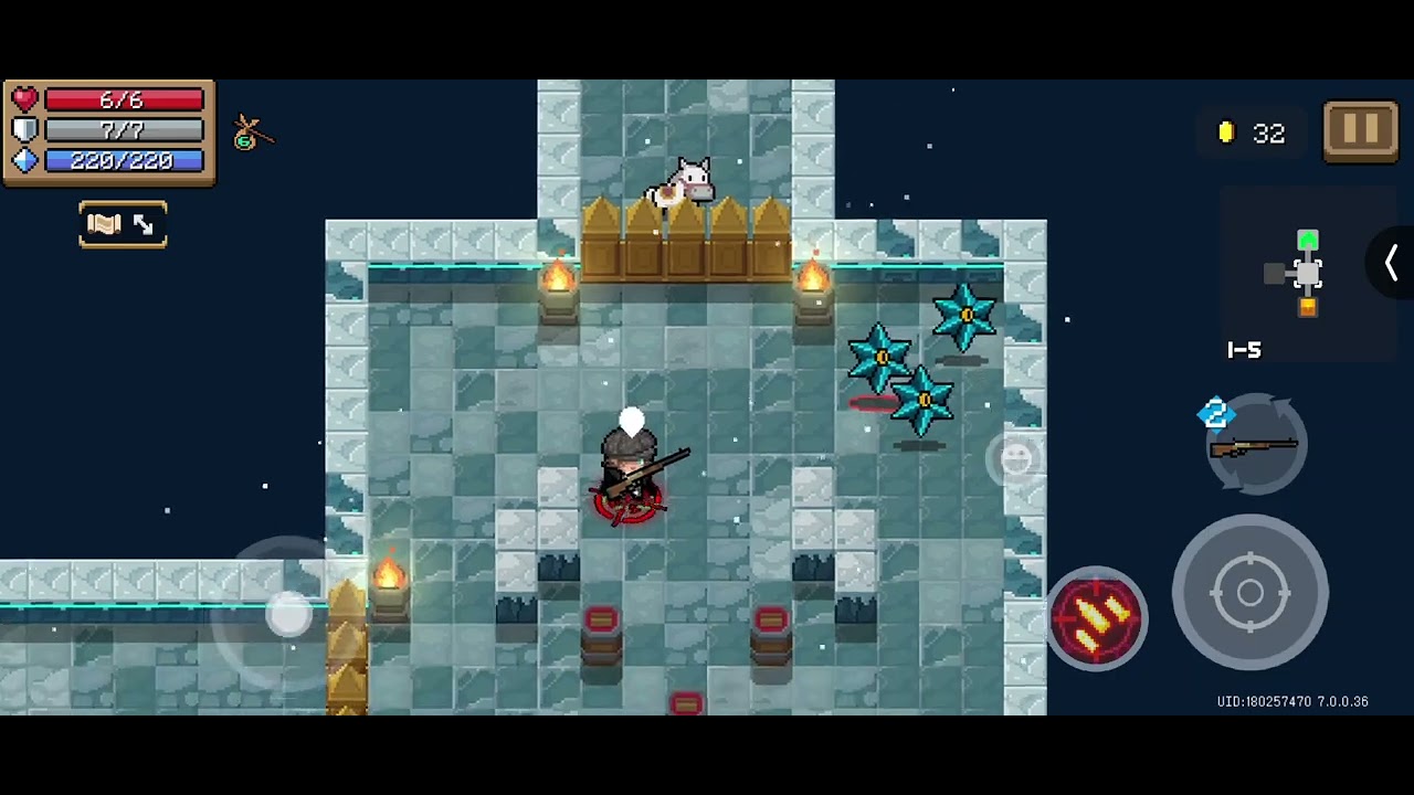 Using The New Character "Gunner" In Soul Knight.... - YouTube