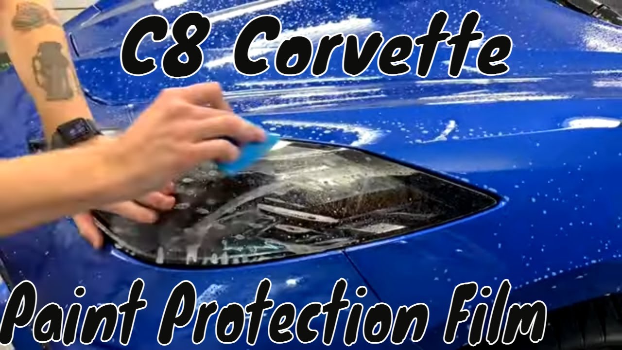C 8 Corvette Headlight Protection! PPF Paint Protection Film (STEK ...