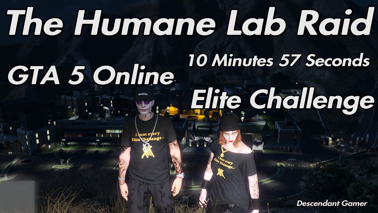 GTA 5 Online - The Humane Lab Raid Elite Challenge - YouTube