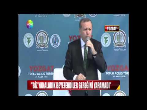 Erdoğan: ''Biz yakaladık beyefendiler gereğini yapamadı''