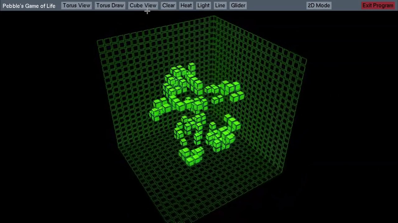 Conways Game Of Life 3d Opengl C Youtube