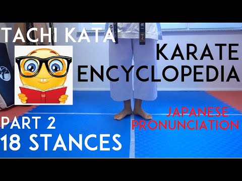 18 KARATE STANCES/TACHI KATA - japanese pronunciation included - karate ...