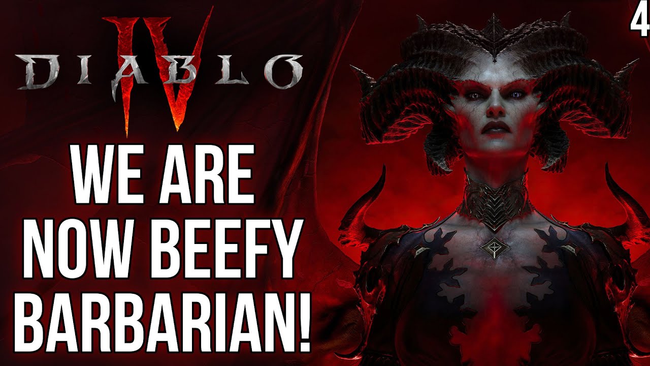 WE ARE NOW BEEFY BARBARIAN! - Diablo 4 - Stream 4 - YouTube