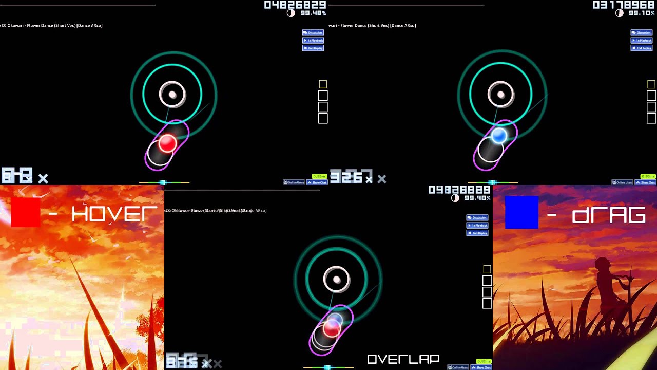 [osu!] Drag vs Hover Round 2 - YouTube