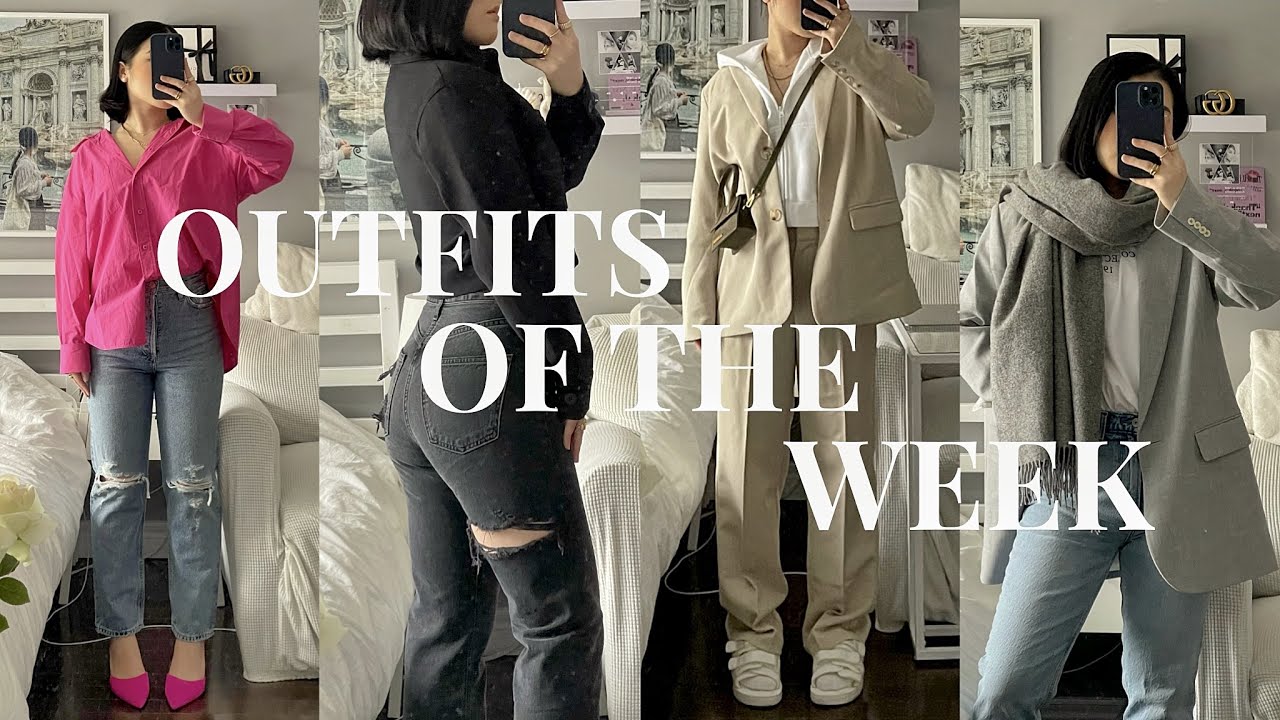 ARITZIA OUTFITS OF THE WEEK - colour coordinated looks🌈 | WEARELAMODE ...