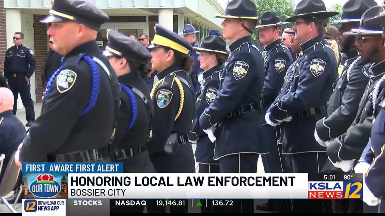 Fallen officers honored at Bossier City Civic Center during Police Week - YouTube