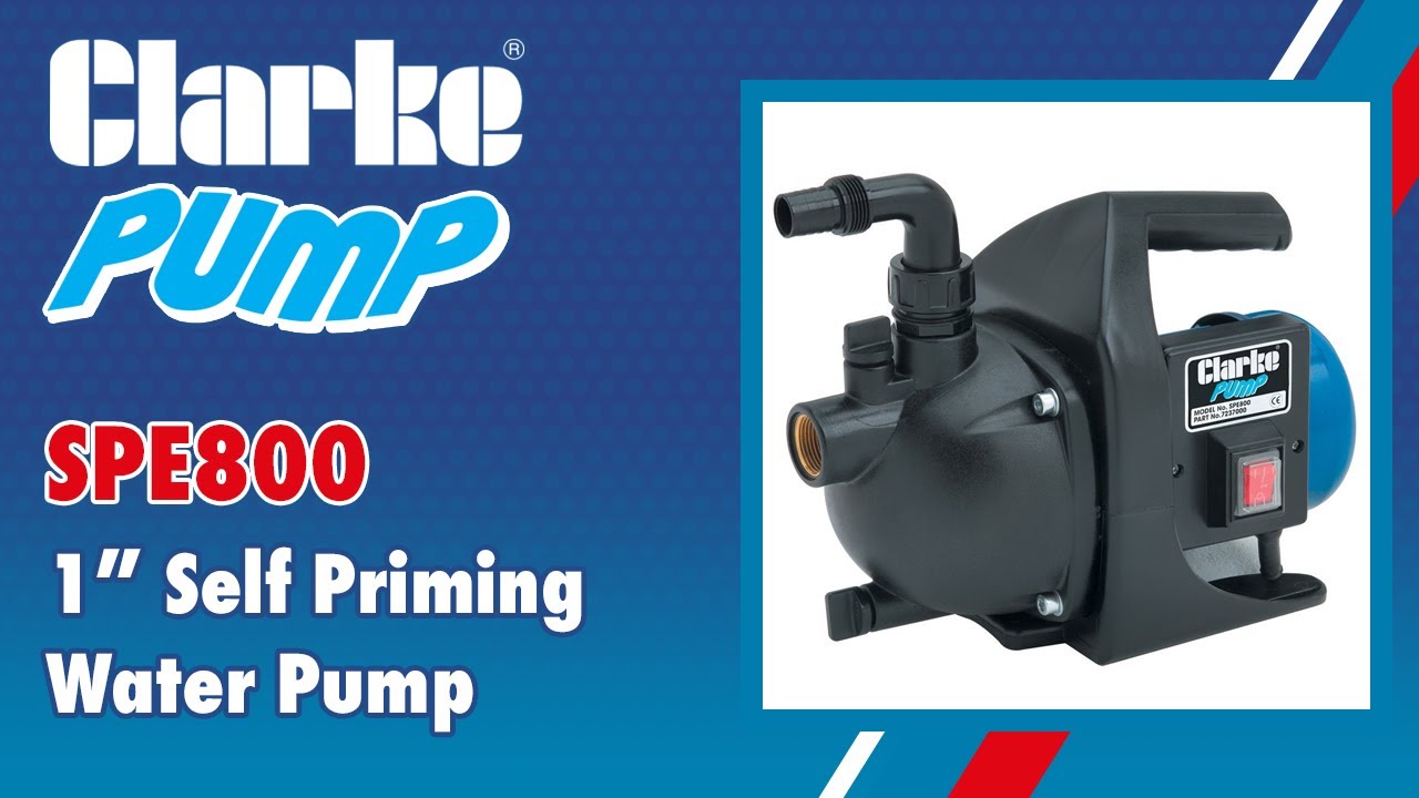 Clarke SPE800 1" Self Priming Pump - 7237000 - YouTube