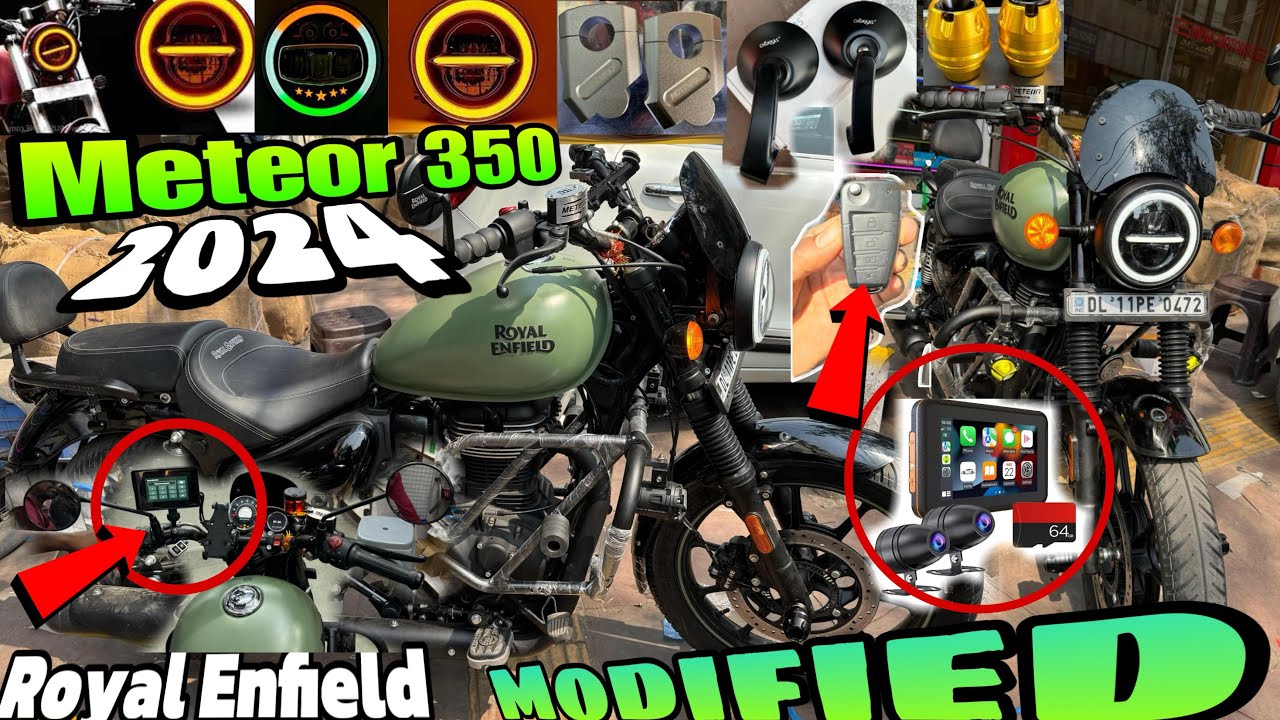 Royal Enfield meteor 350 modifications & Accessories’s - YouTube