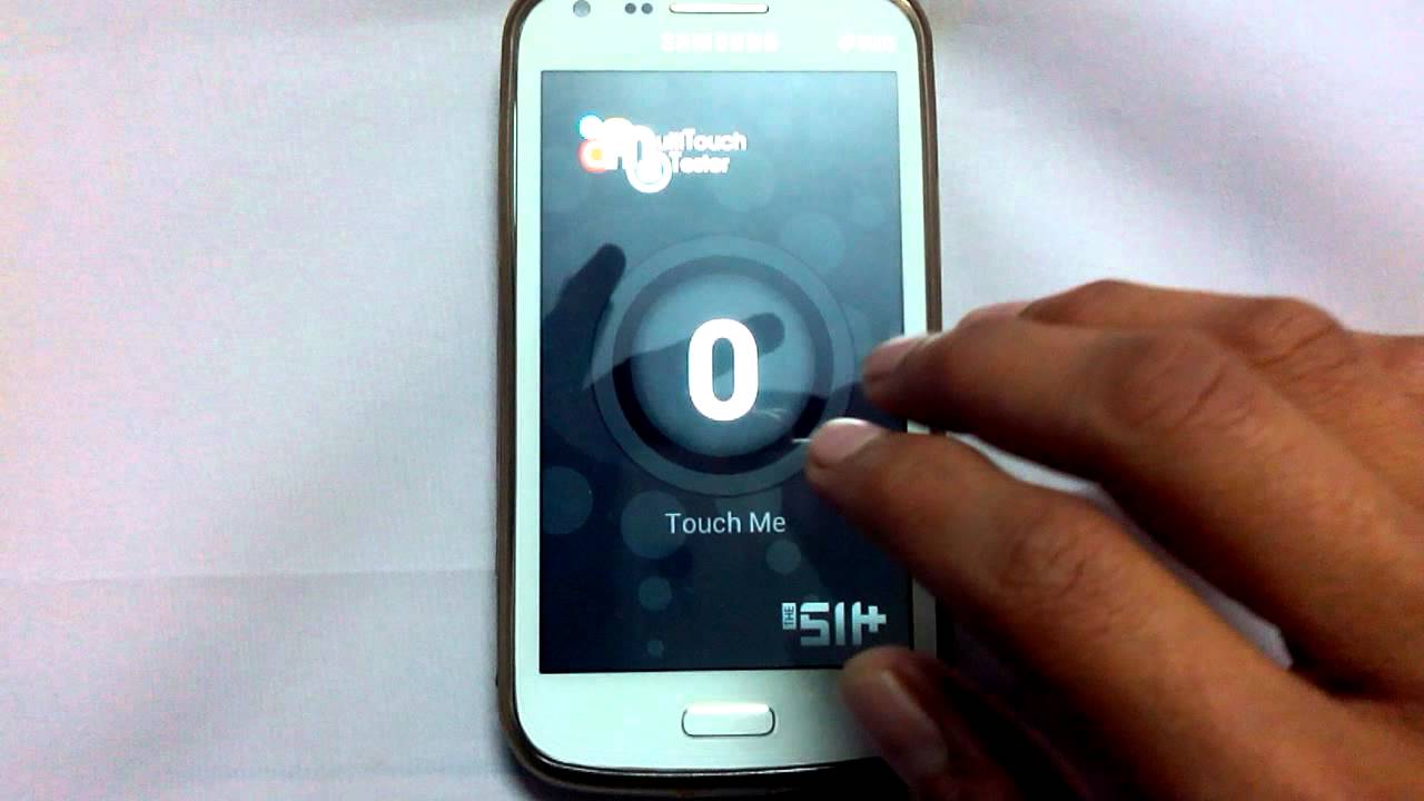 Multi Touch Test of Samsung Galaxy Core [HD] - YouTube