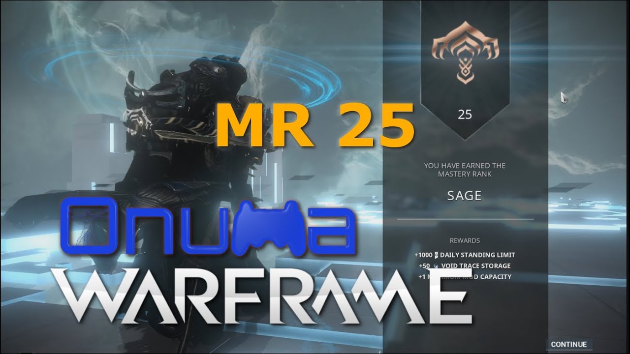 Warframe - Mastery Rank 25 Test - YouTube