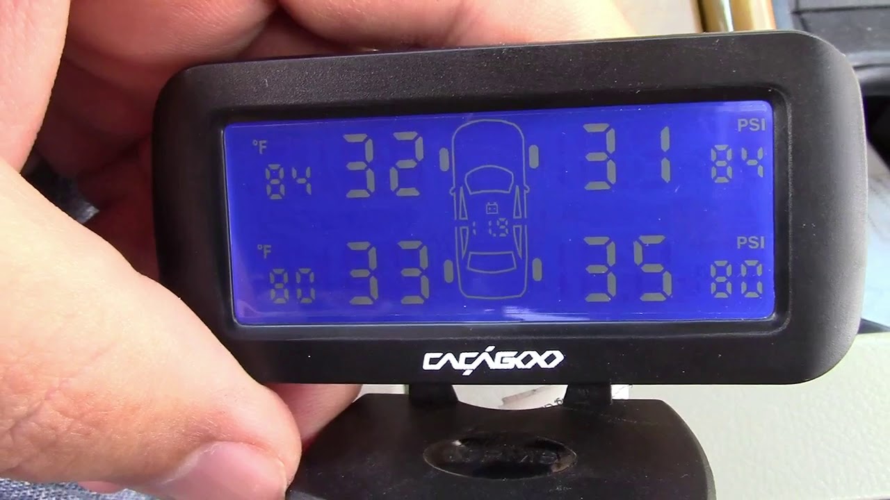 CACAGOO Tire Pressure Monitoring System Review - YouTube
