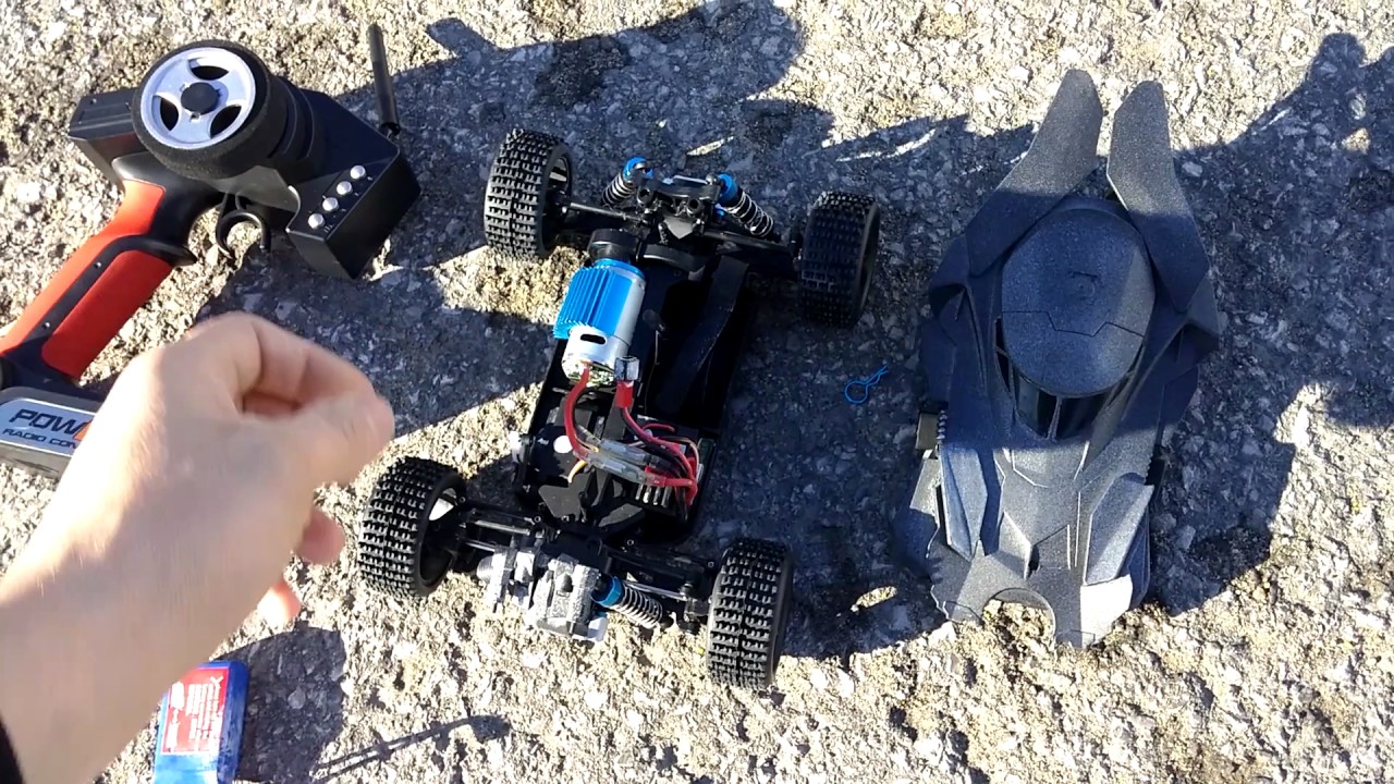 Batmobile RC custom air hogs batman vs superman - YouTube