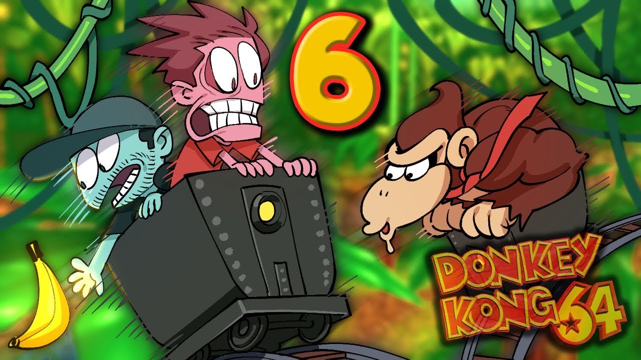 SuperMega Plays DONKEY KONG 64 - EP 6: Barrel Blast! - YouTube