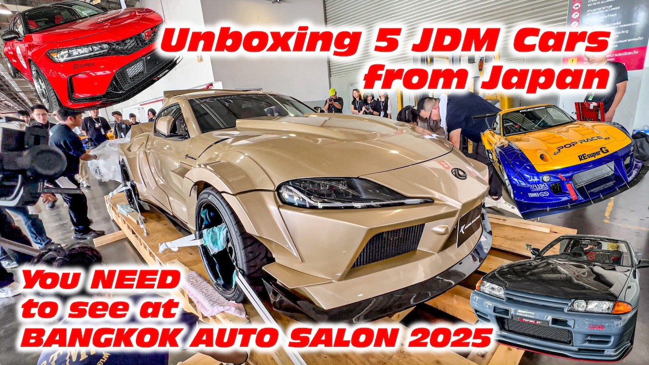 Unboxing 5 Amazing JDM Cars You NEED To See At BANGKOK AUTO SALON 2025 ...