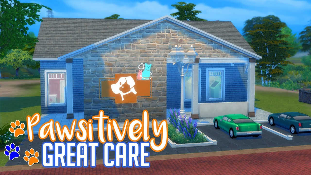 Pawsitively Great Care | The Sims 4 Speed Build - YouTube