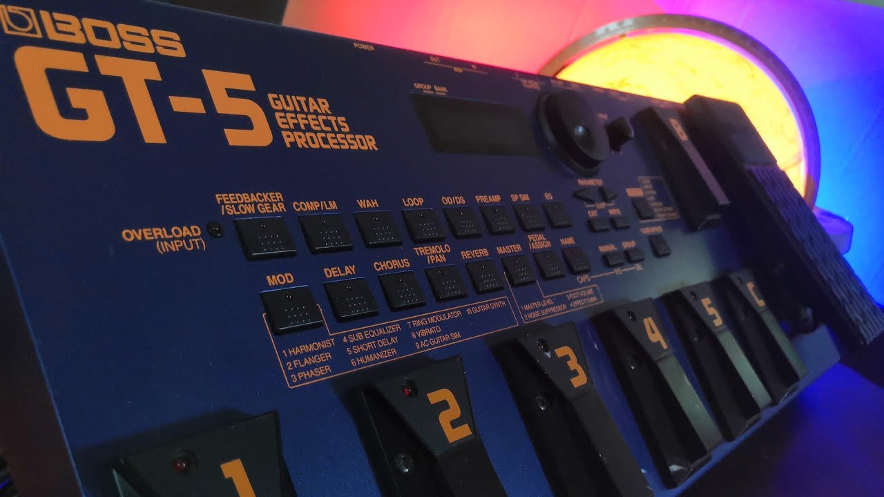Boss GT-5 Guitar Multi-Effects (Packaging Process) (11-07-22) - YouTube