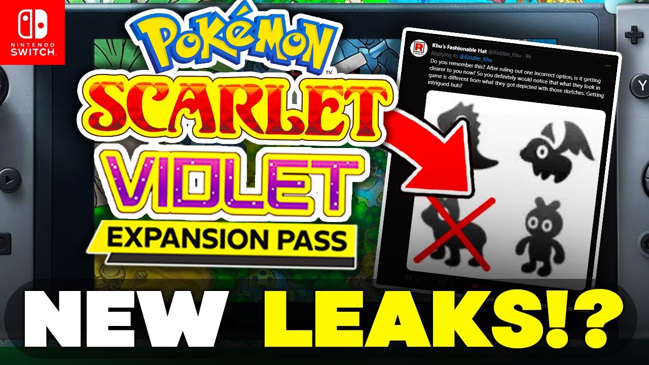 HUGE DLC LEAKS for LEGENDARIES & PARADOX FORMS in Pokemon Scarlet ...