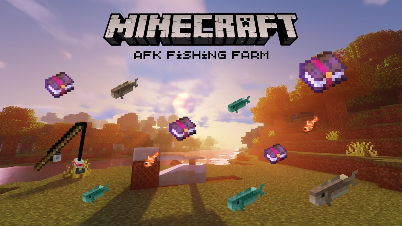 AFK Fishing farm : Minecraft java - YouTube