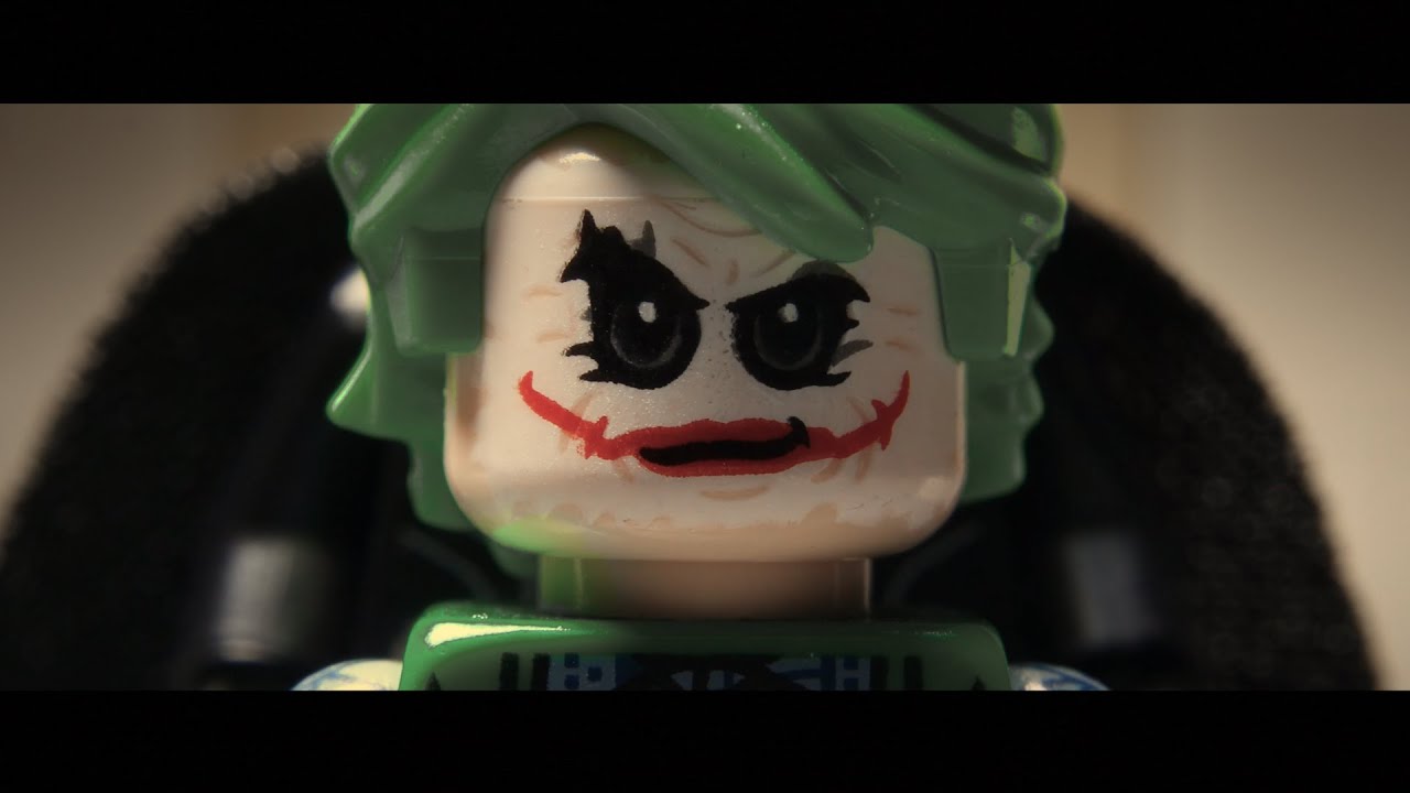 The Dark Knight - Joker Interrogation Scene in LEGO - YouTube