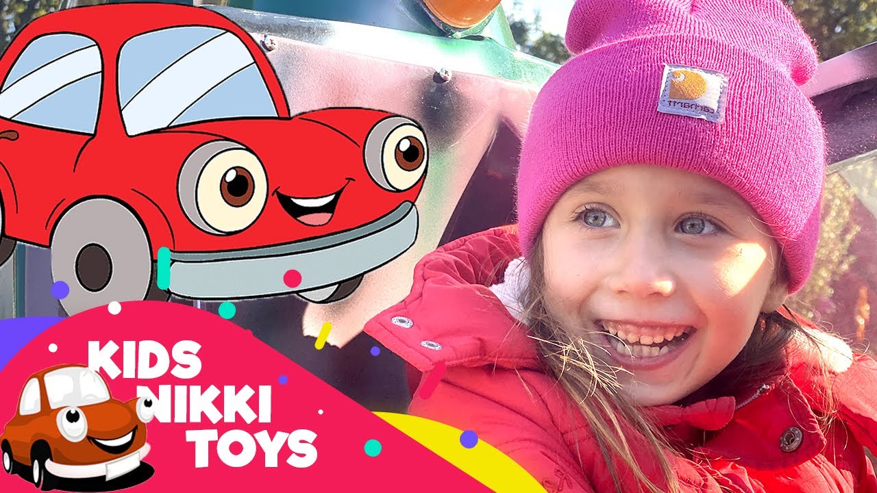 The story of how Nikki drove a car | Kids Nikki Toys - YouTube