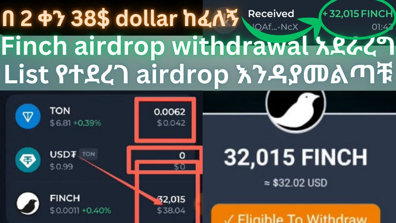 🚀WITHDRAW Your FREE Finch Airdrop Now? - YouTube