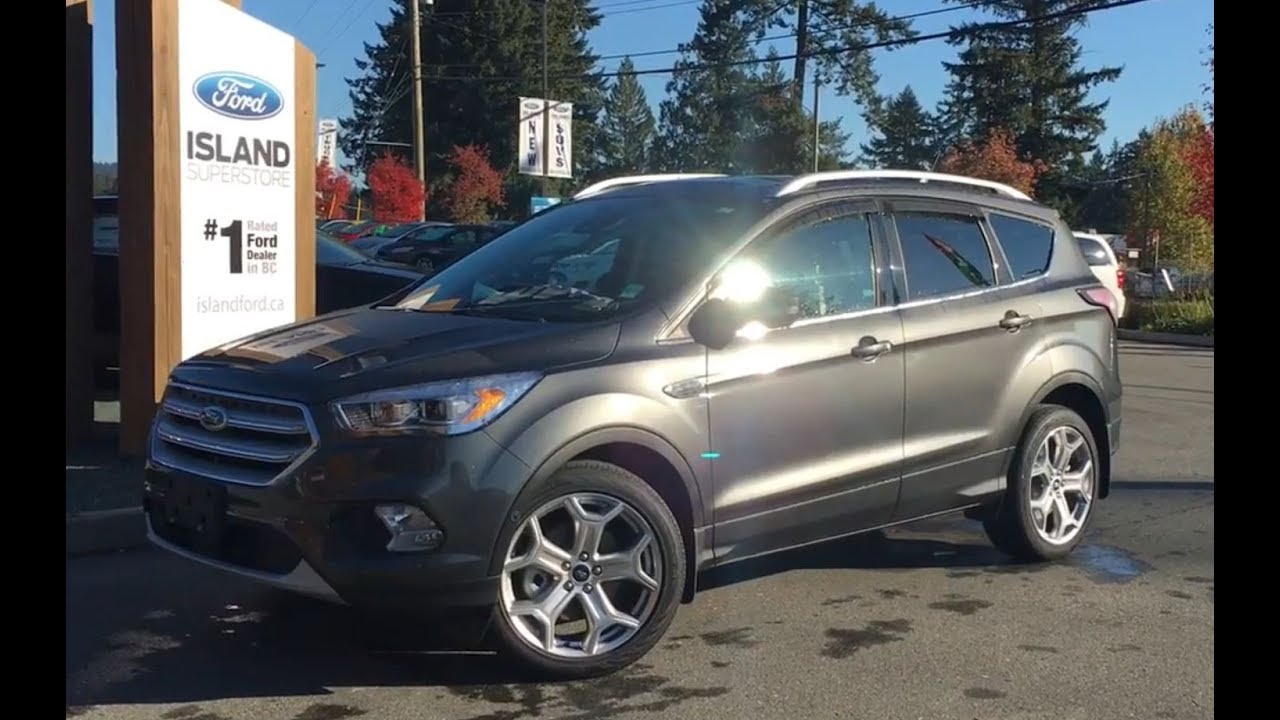 2018 Ford Escape Titanium Safe and Smart EcoBoost Review|Island Ford ...