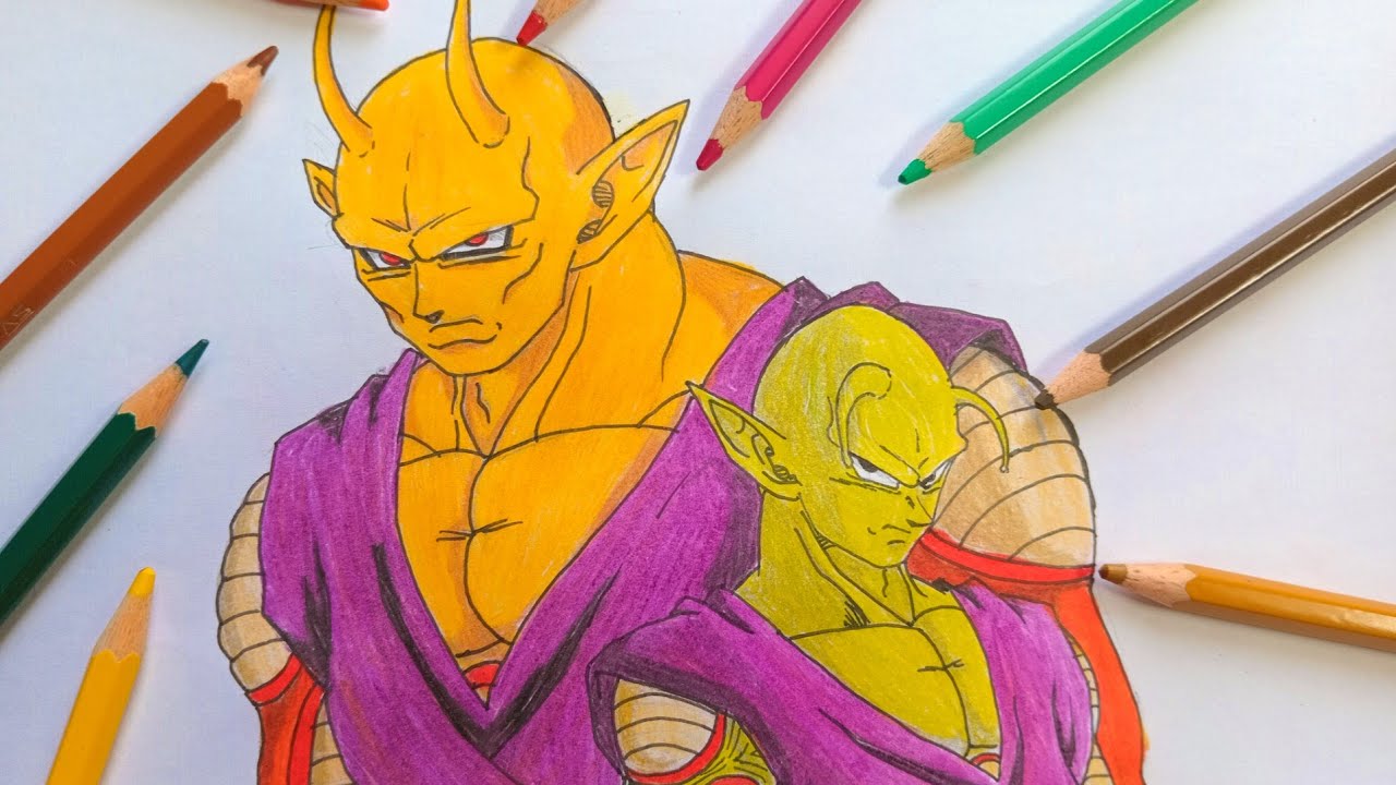 Drawing Piccolo new form | Dragon ball super super hero | Colored ...