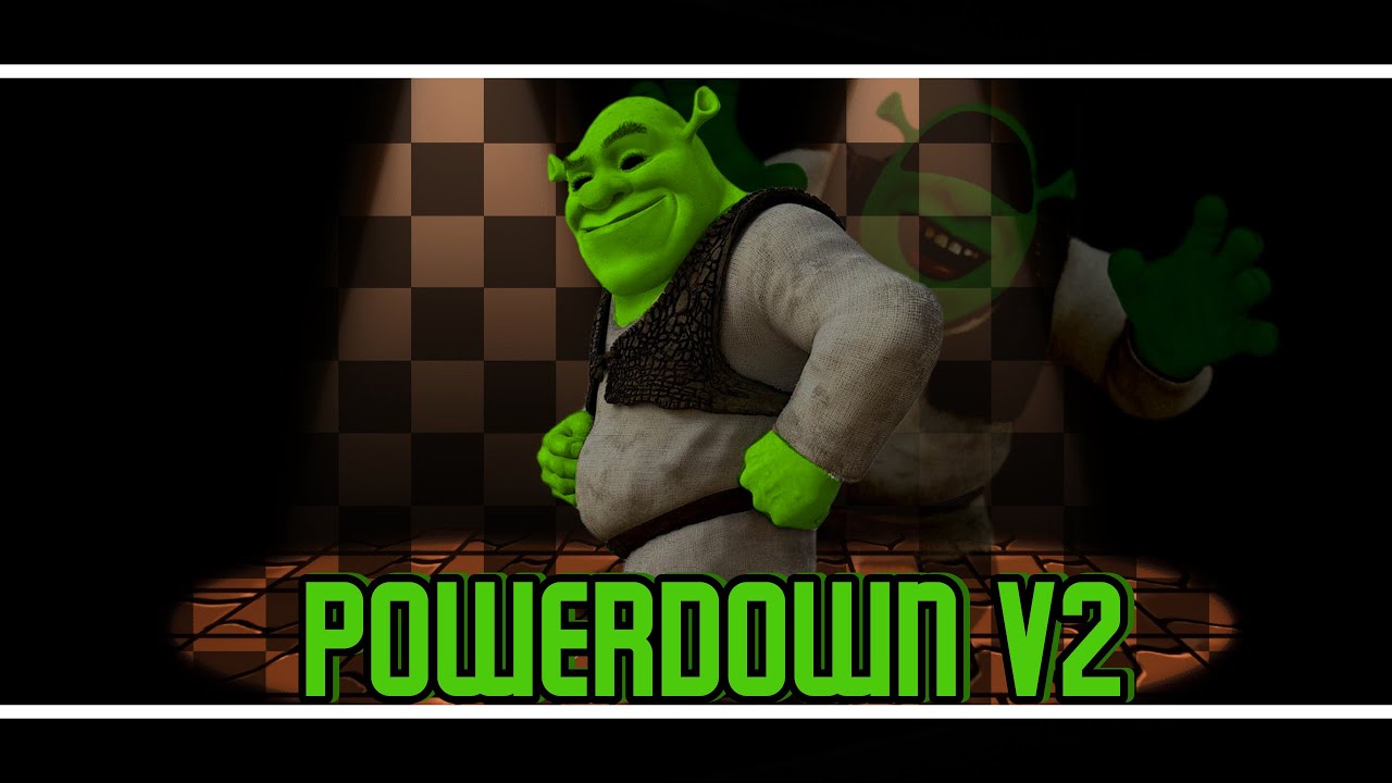 FNF-Powerdown v2 but shrek and bf sing it+(chromatica) - YouTube