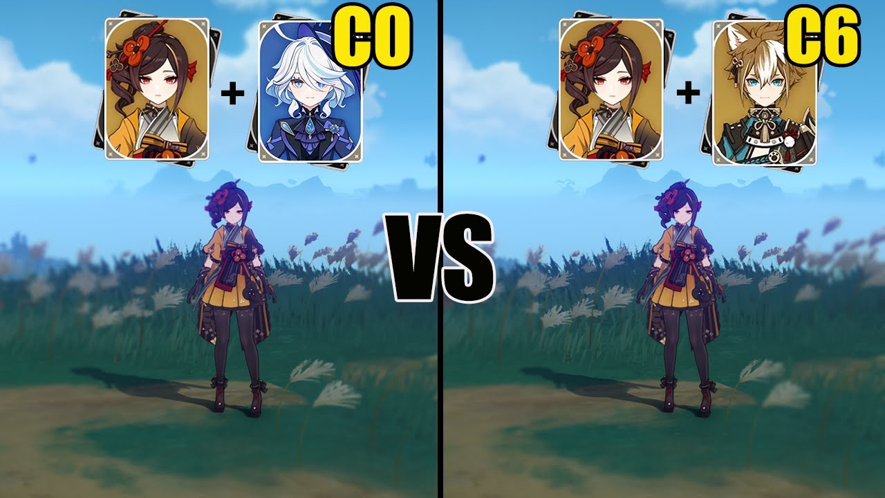 STRONGEST BUFF For Chiori - Gorou vs Furina Buff - Genshin impact - YouTube