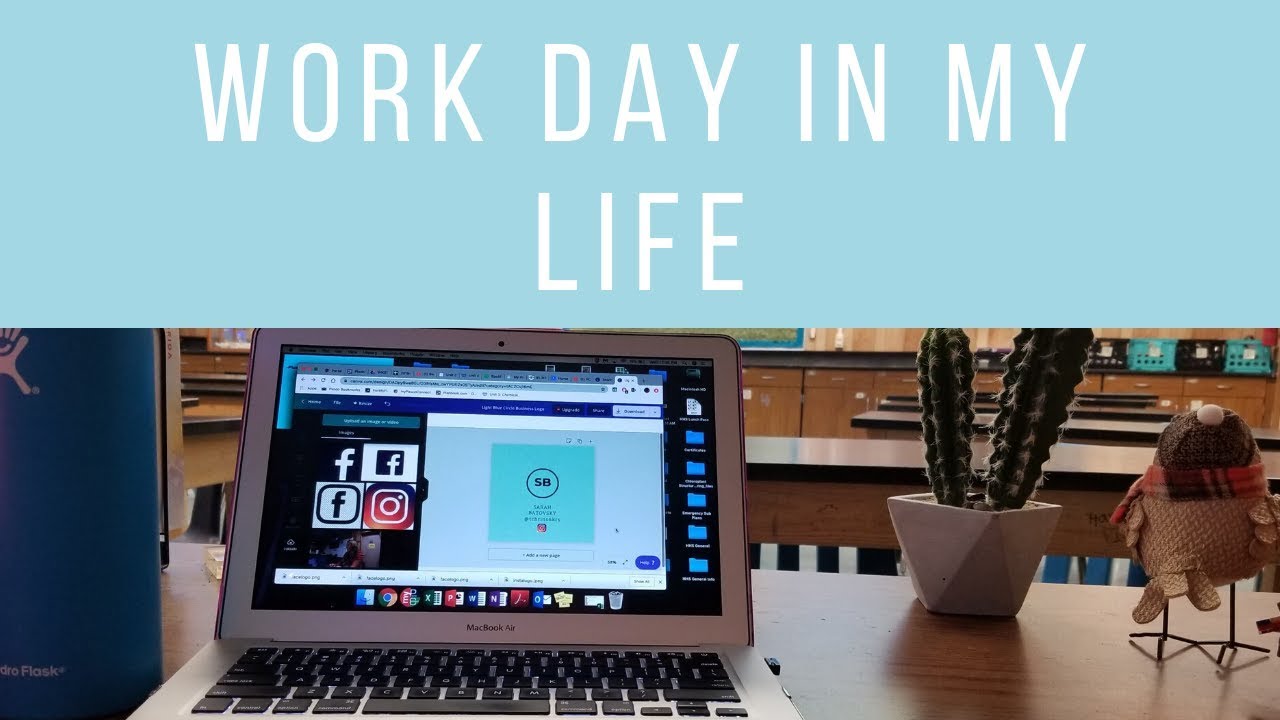 VLOG - Work Day In My Life --lets work out! - YouTube