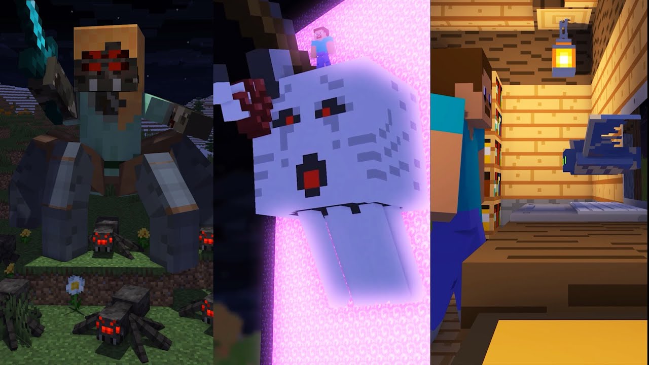 Evolution of MONSTER Compilation Part 4 - Minecraft Animation - YouTube