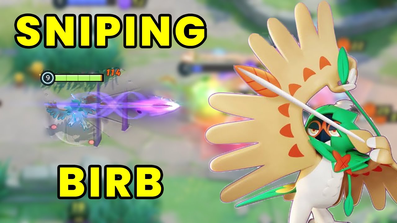 Hitting some Long Range Spirit Shackles - Pokémon Unite Decidueye ...