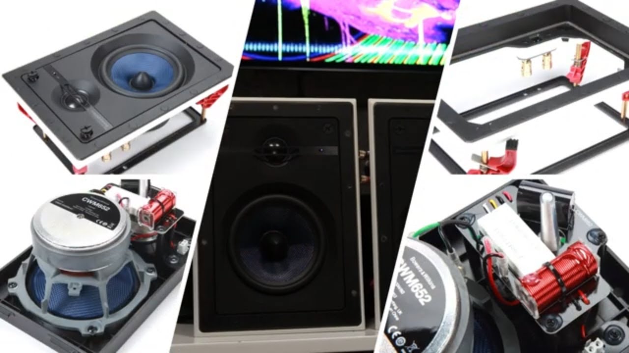 B&W cwm652 IN-WALL LOUDSPEAKERS Stereo - YouTube