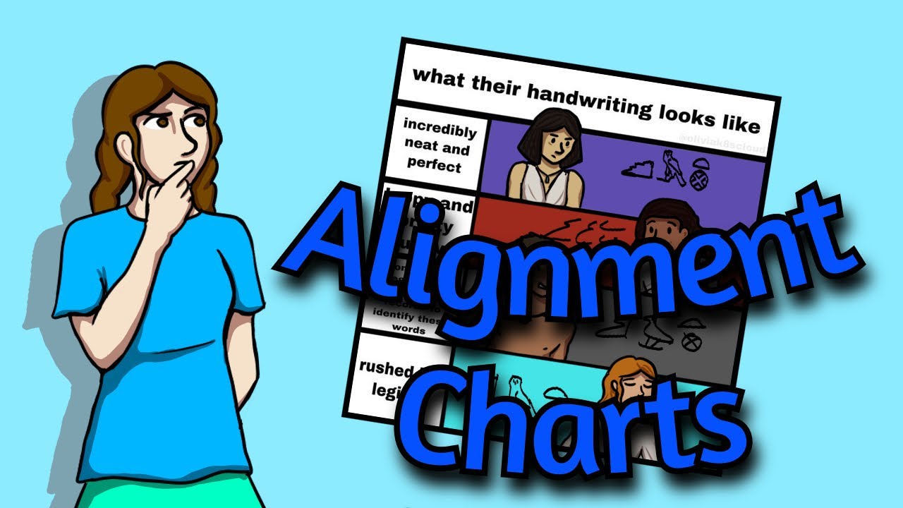 Putting my OCs into Alignment Charts! - YouTube